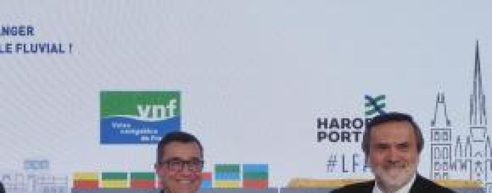 Voies navigables de France et HAROPA PORT signent une convention en ...